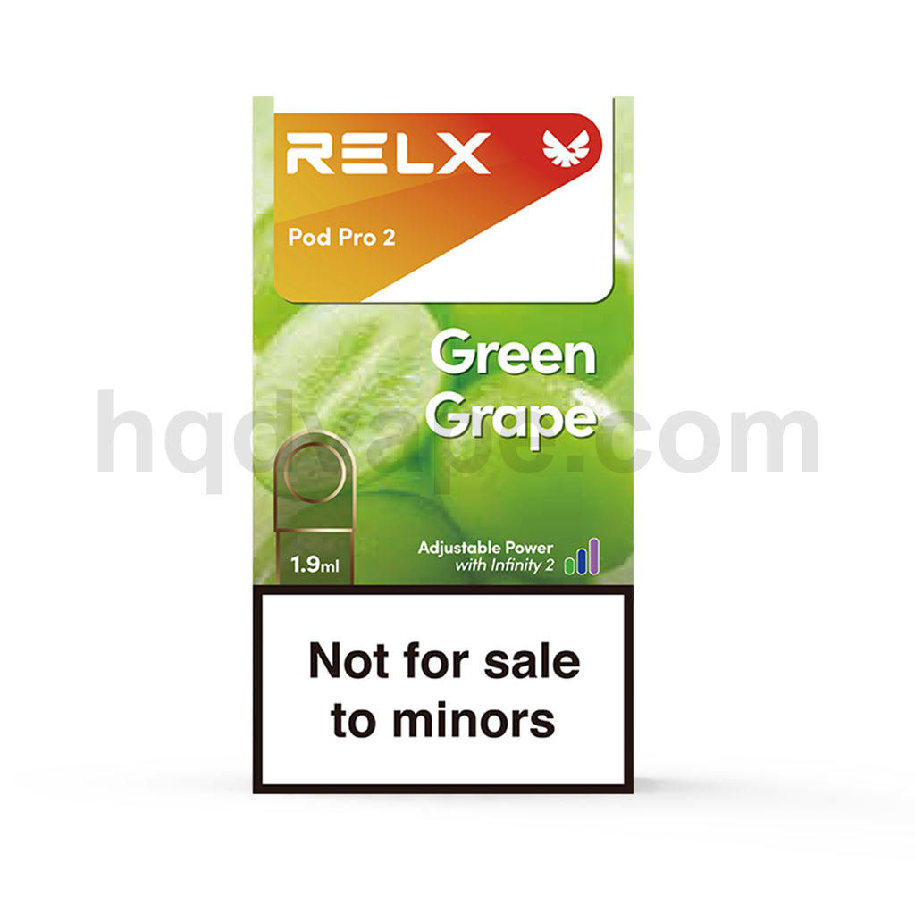 RELX Pod Pro 2 - Green Grape – HQD VAPE SHOPS