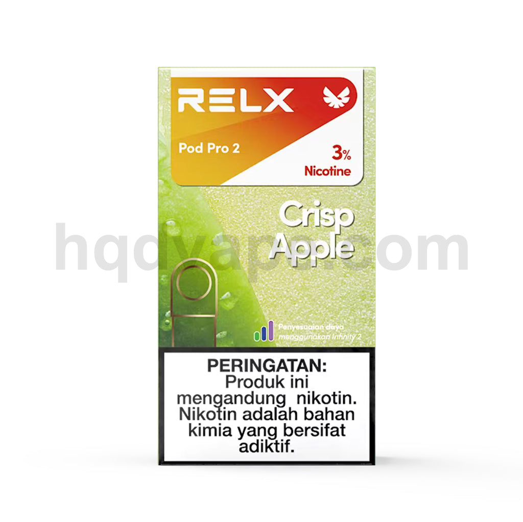 RELX Pod Pro 2 - Crisp Apple – HQD VAPE SHOPS