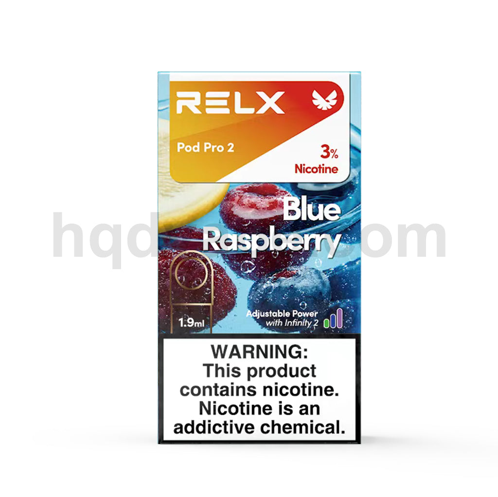 RELX Pod Pro 2 - Blue Raspberry – HQD VAPE SHOPS