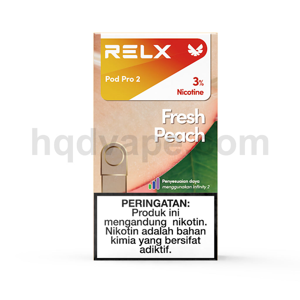 RELX Pod Pro 2 - Fresh Peach – HQD VAPE SHOPS