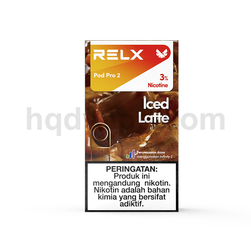 RELX Pod Pro 2 - Iced Latte – HQD VAPE SHOPS