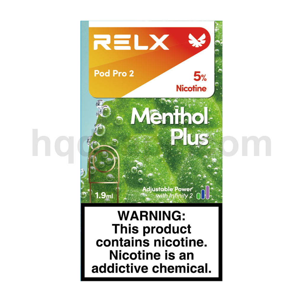 RELX Pod Pro 2 - Menthol Plus – HQD VAPE SHOPS