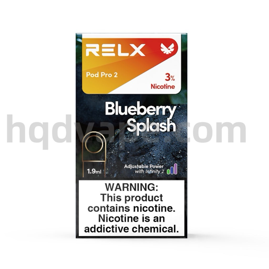 RELX Pod Pro 2 - Blueberry Splash – HQD VAPE SHOPS