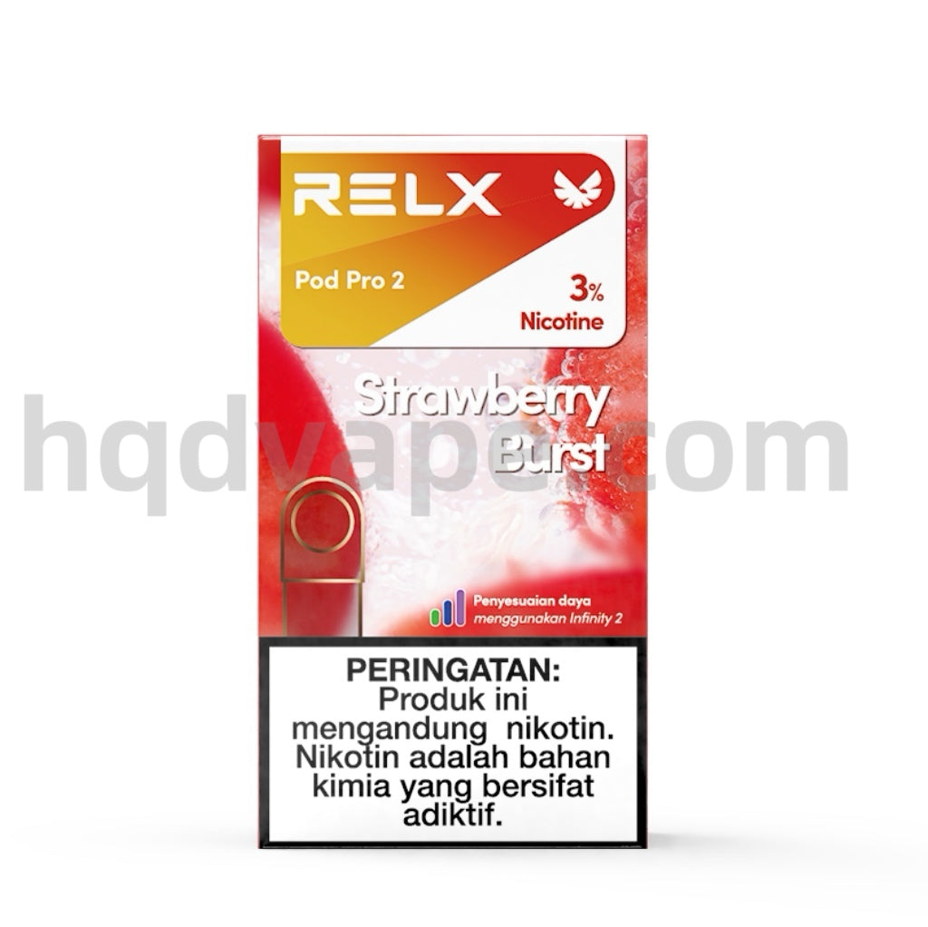 RELX Pod Pro 2 - Strawberry Burst – HQD VAPE SHOPS